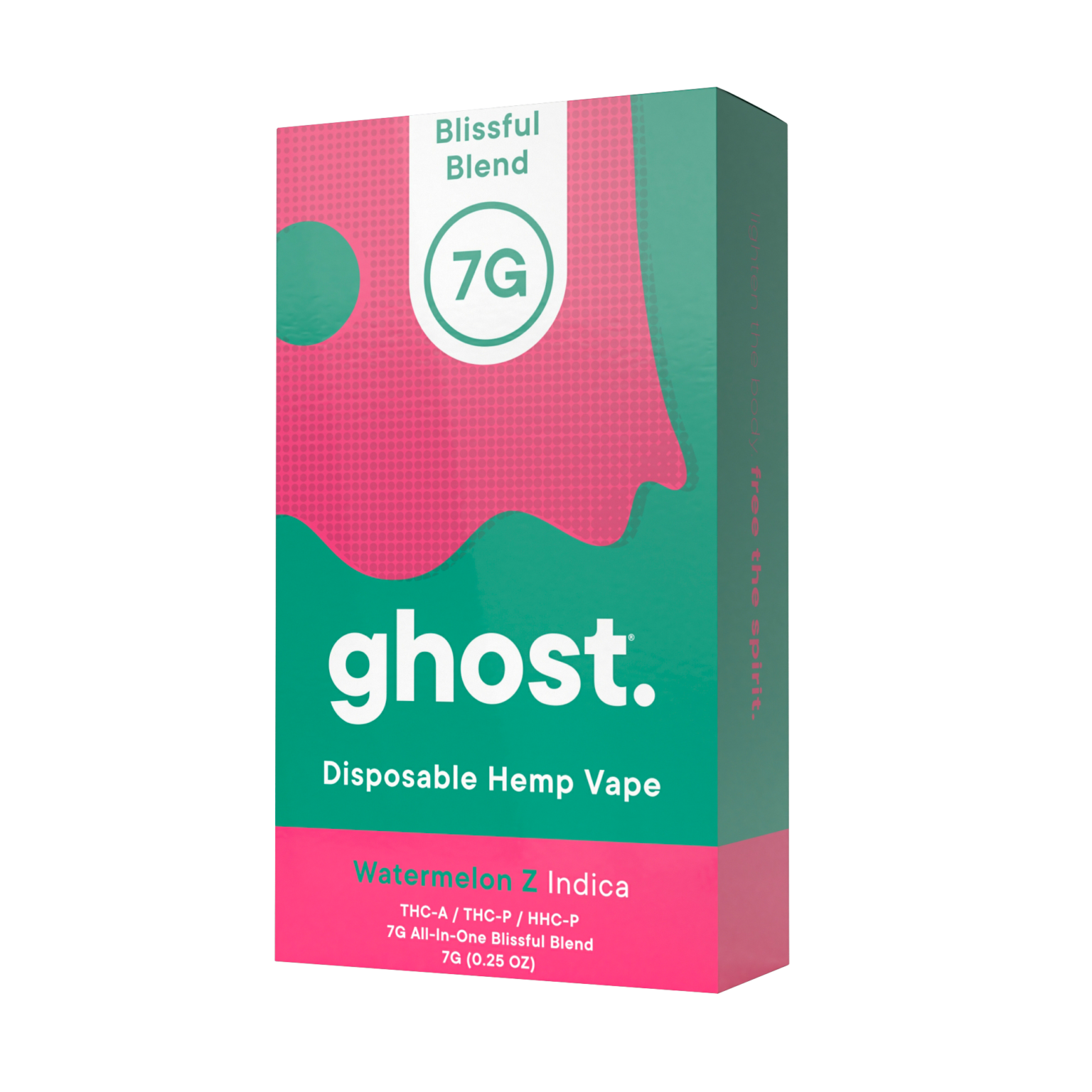 Ghost | Vape Desechable THCA 7000Mg | 7 Ml | Pluma De Wax | Green Central